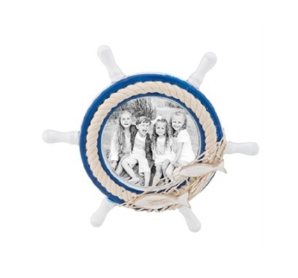 Nautical Ship Wheel Picture Frame – Chesapeake Bay Goods